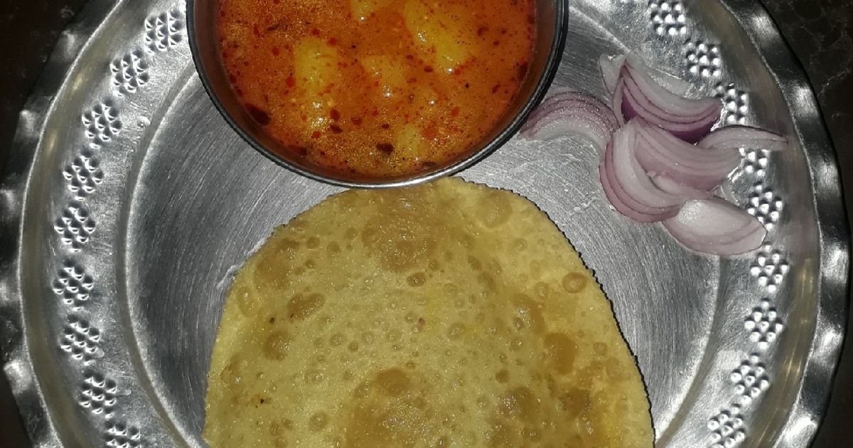 Pithi Wali Puri And Dahi Aloo Recipe by Lalit Sharma - Cookpad