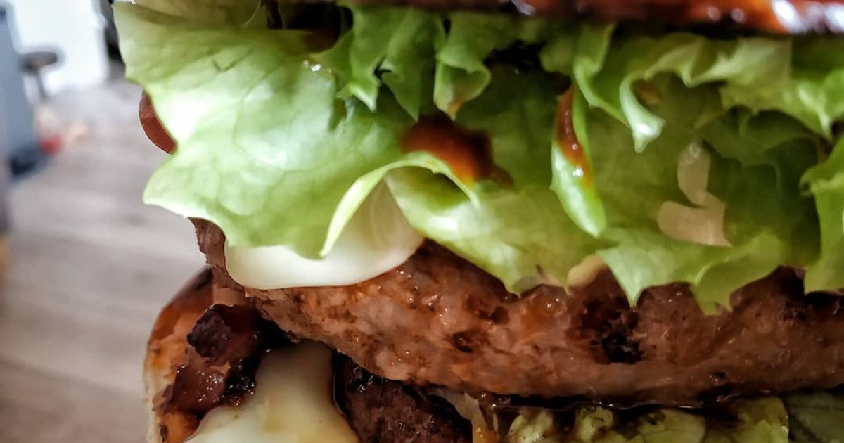 Dupla Angus Marha Hamburger | Vizi Regi receptje - Cookpad receptek