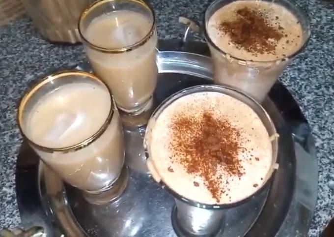 طريقة عمل نسكافيه بارد مثلج بدون خلاط على اصولها بطريقة سهلة وسريعة من