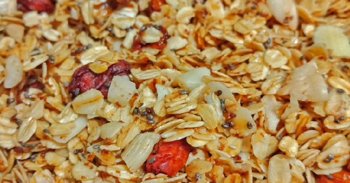 Resep Homemade Granola Simple oleh Marselina Idris - Cookpad