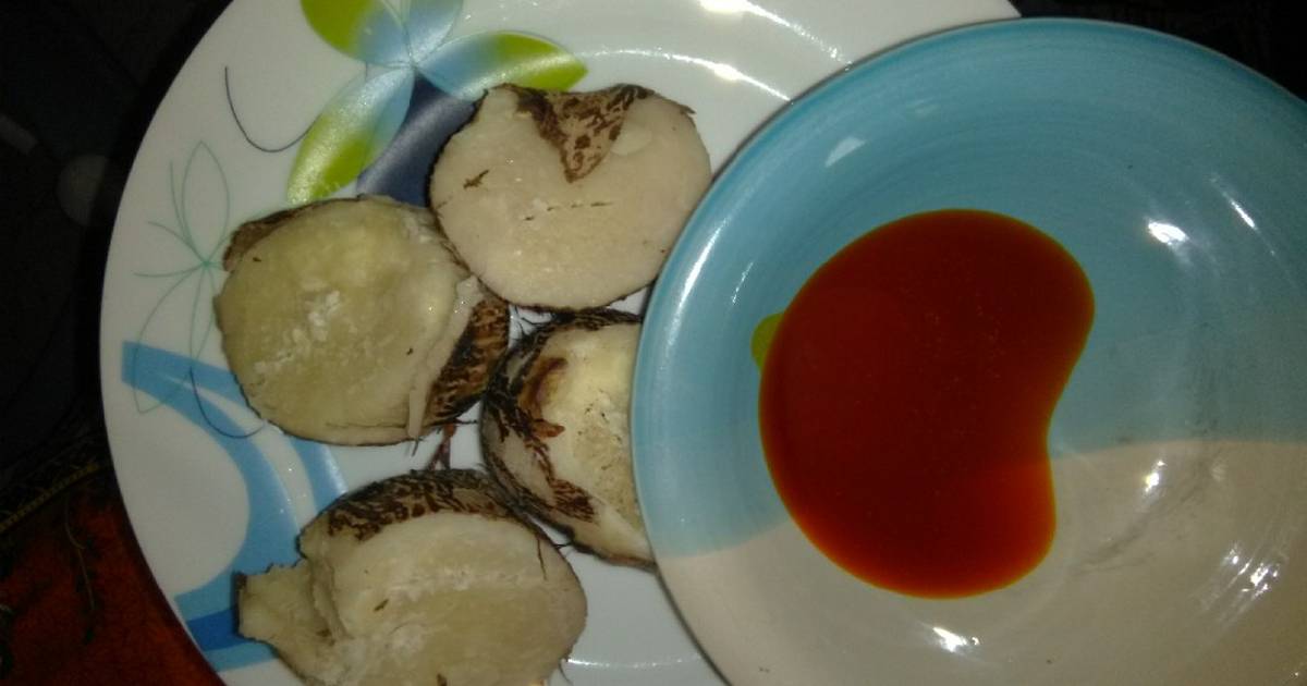 Cocoyam and red oil Recipe by Barack Oizamsi Apologun (Abjmom56) - Cookpad