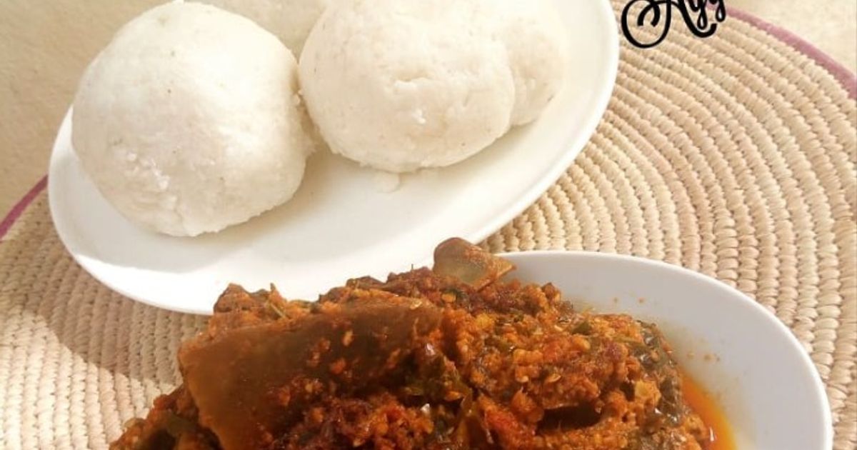 Tuwo Shinkafa / Rice Fufu Recipe by Ayyush_hadejia - Cookpad
