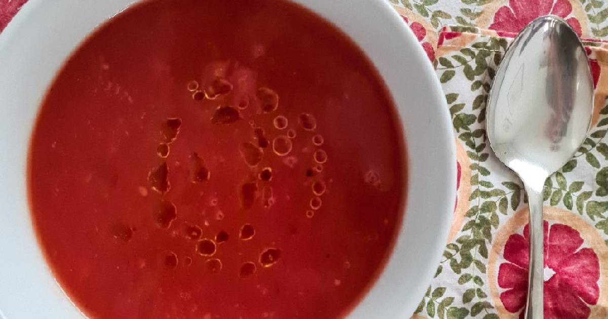 Sopa de tomate rápida Receta de Lena T- Cookpad