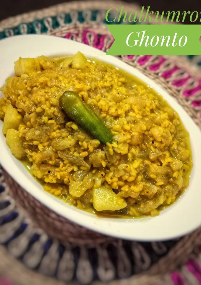 Chalkumro ghonto Recipe by Tina Chakraborty let's Cook - Cookpad