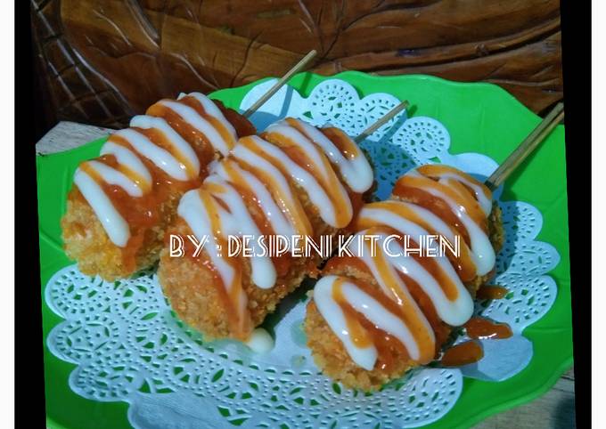 Resep Corndog isi SOSIS oleh DesiPeni Kitchen - Cookpad