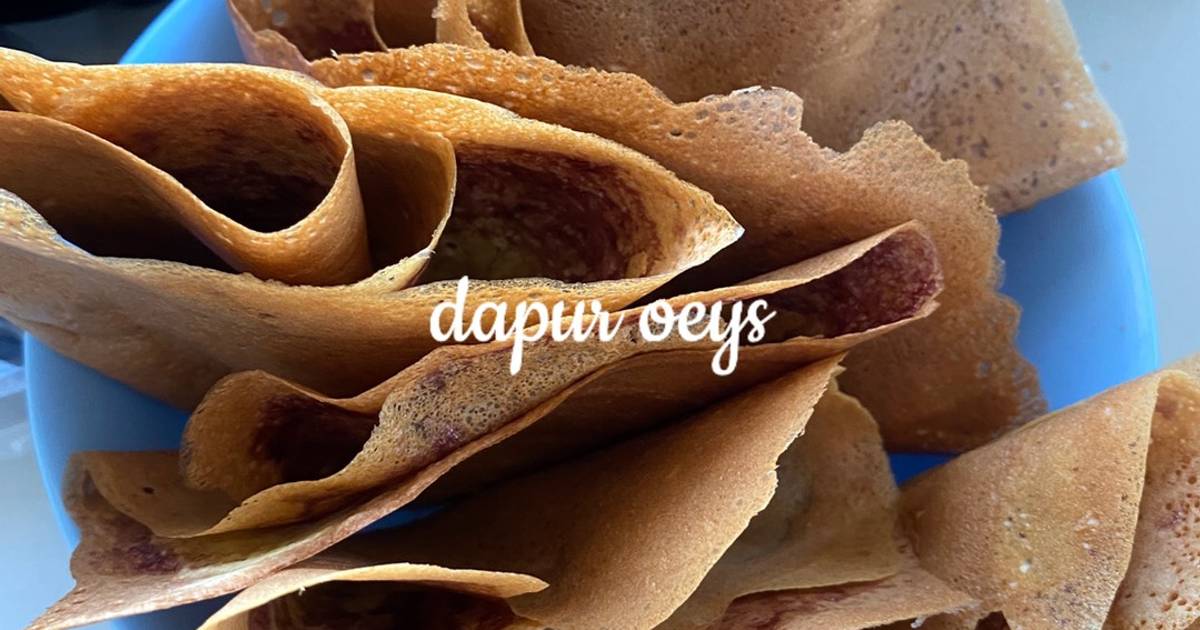 77 resep crepes teflon manis tepung segitiga biru enak dan mudah - Cookpad