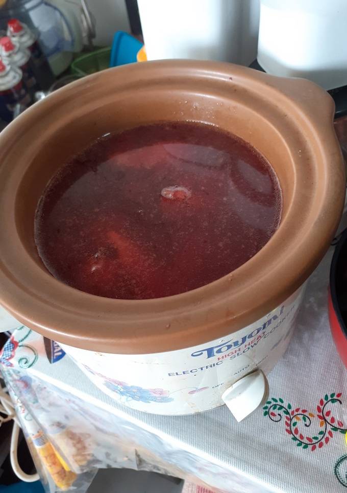 Resep Ayam Angkak slow cooker pencegah flu oleh angelika natasia - Cookpad