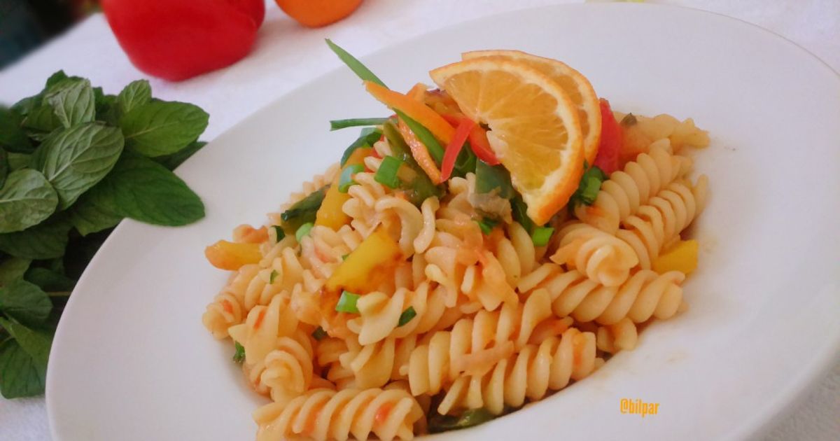 Spicy Sweet And Sour Pasta Recipe by Sabrina Yasmin - Cookpad