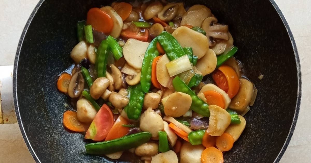 Resep Capcay jamur kancing oleh Eunike Kartini - Cookpad