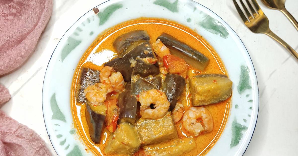 Resep Terong Santan Pedas oleh Nyanyah - Cookpad