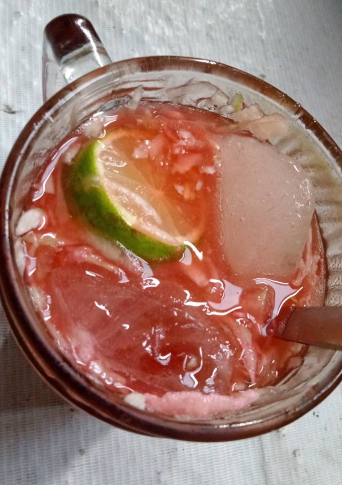 Resep Es mentimun sirup Marjan oleh Bunda pietha - Cookpad