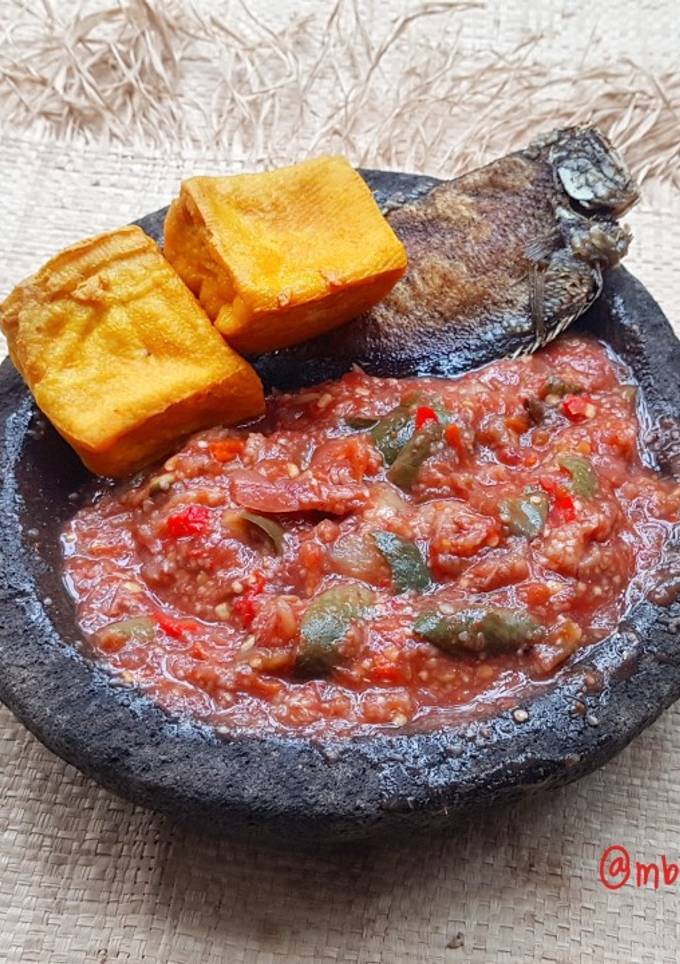 Resep Sambal Terong Rebus ala Chef Dinda (sambal viral) oleh Tituk SK ...
