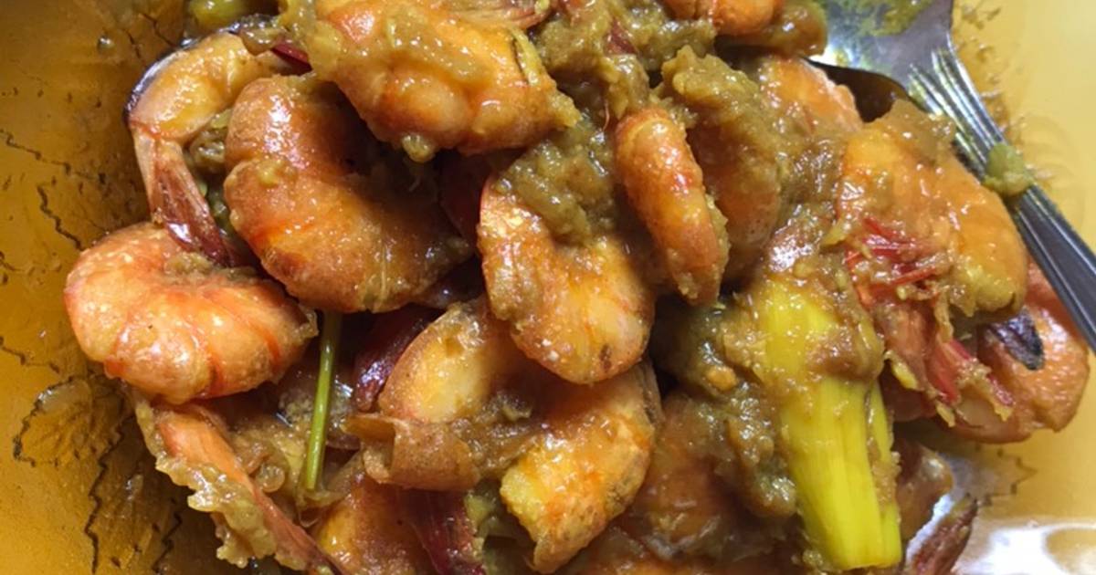 Resep Udang masak kuning oleh Fitra Mardiniati - Cookpad
