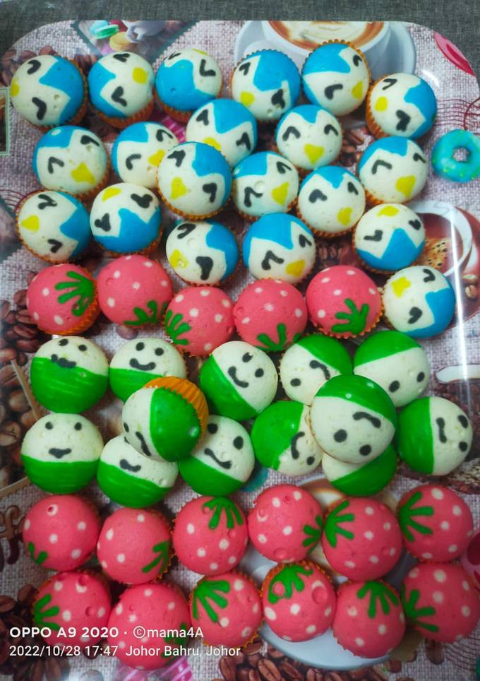 Resipi Apam polkadot corak oleh Ros Aniey Sajali - Cookpad
