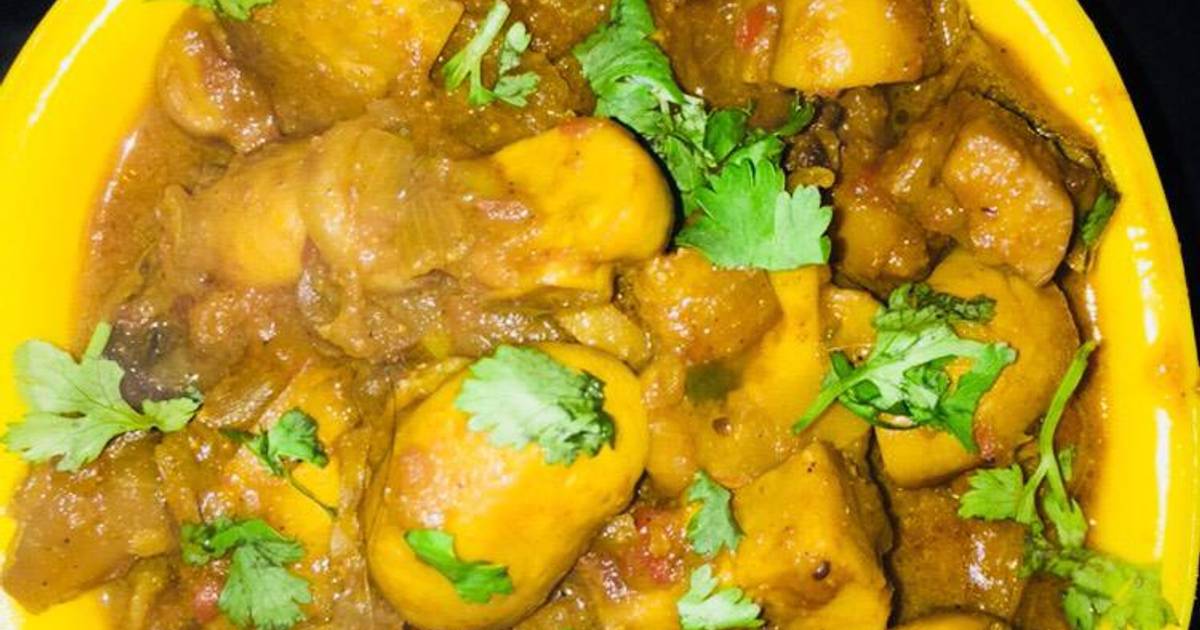 Mushroom-Do-Pyaza Recipe by Nirmal Kaur - Cookpad