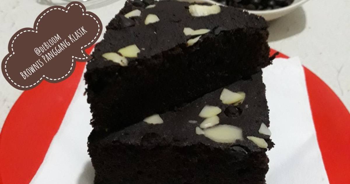 Resep 390. Brownis Panggang Klasik oleh JE deBloom - Cookpad