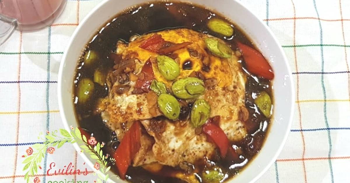 Resep Telur mata sapi masak pete kecap oleh Evilin Is Cooking - Cookpad
