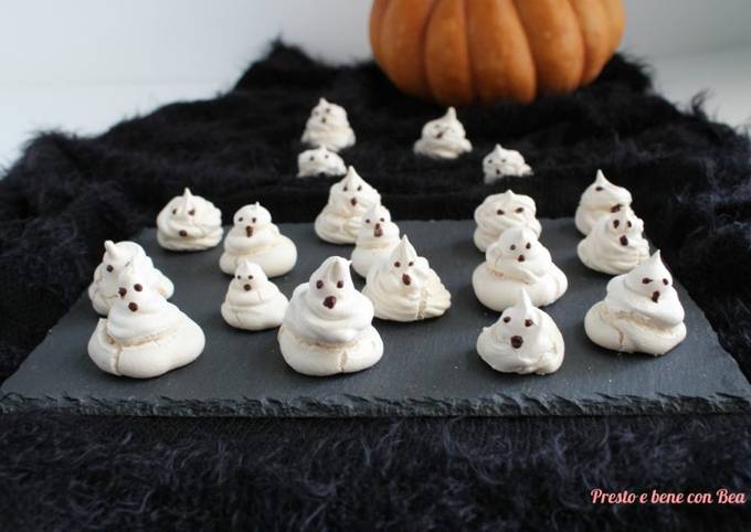 Ricetta Fantasmini di meringa con Bimby di Presto e bene con Bea - Cookpad