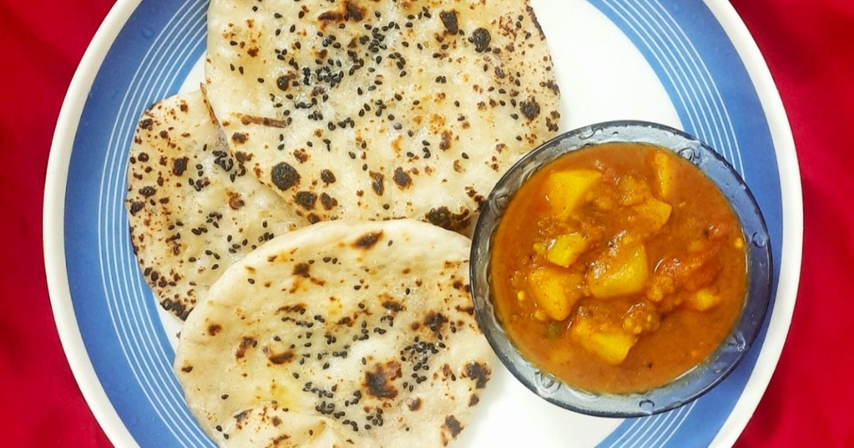 Ratna Sarkar দ্বারা তন্দুরি বাটার কুলচা(Tanduri Butter Kulcha Recipe In ...