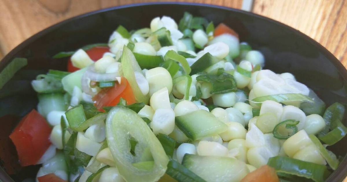 Picnic corn salad Recipe by Ryan Goodwin - Cookpad