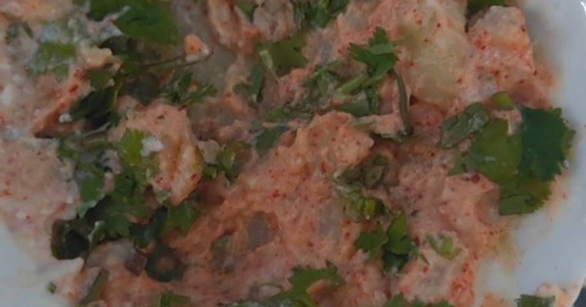 Potato chutney Recipe by prutha Kotecha Raithataha - Cookpad