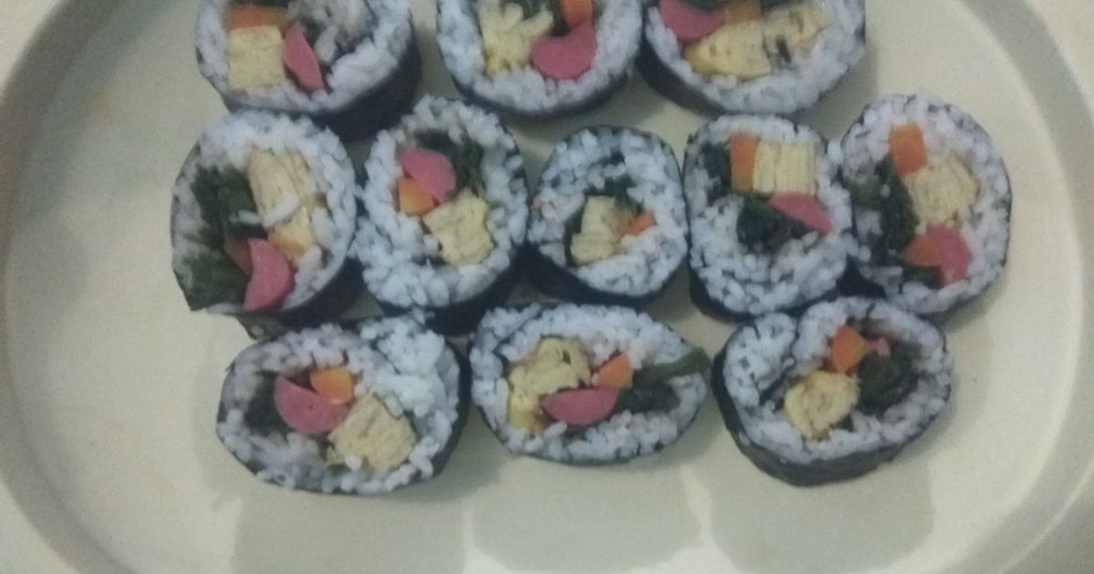 Resep Kimbab Simple oleh Ponny Sagita - Cookpad