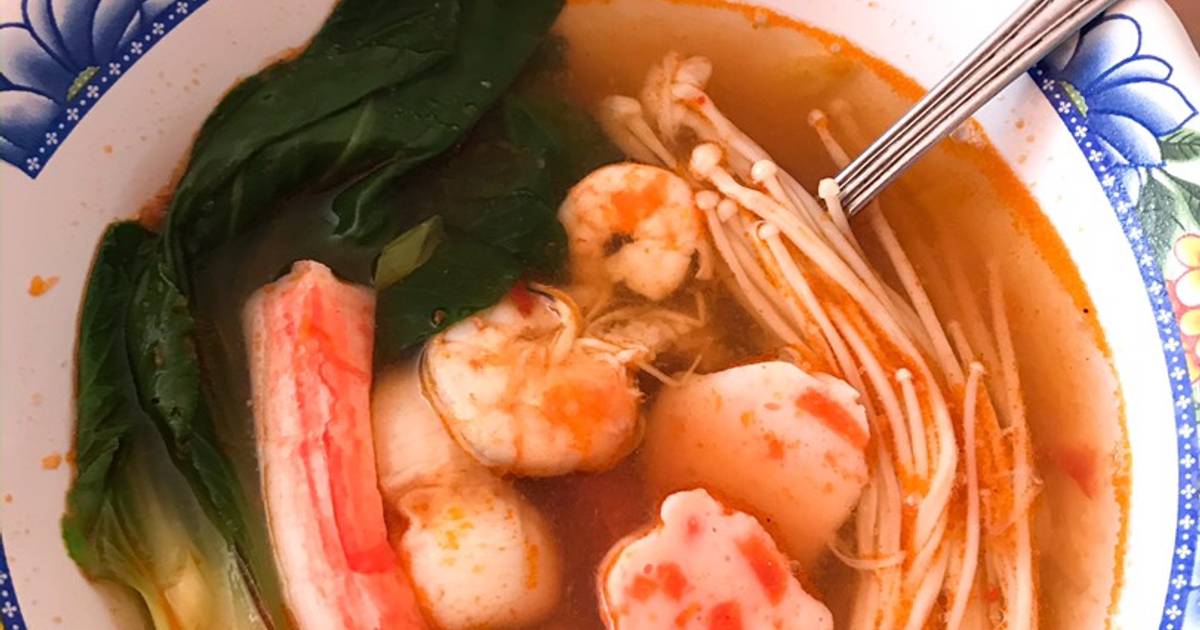 Resep Suki Kuah Tomyum oleh Saila Dhiyaul Haq - Cookpad