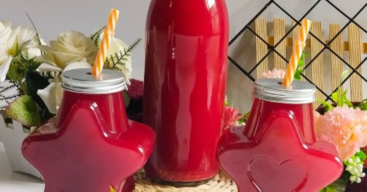 My Signature Maroon Juice Recipe by karima's Kitchen - Cookpad