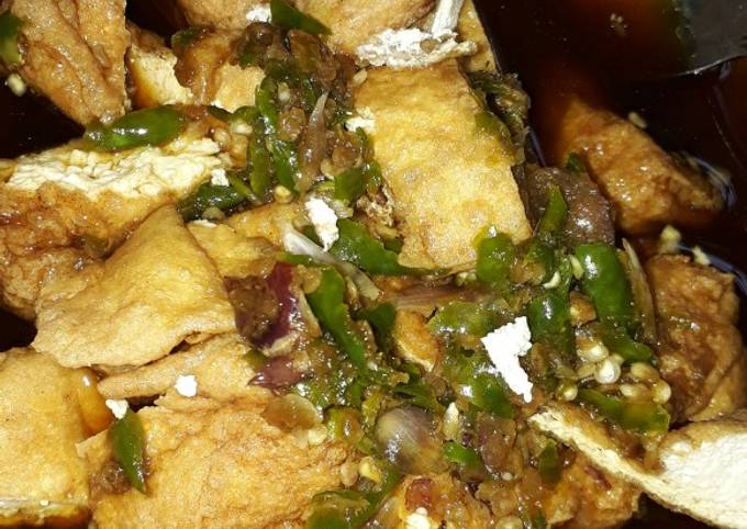 Resep Tahu gejrot oleh mama cia - Cookpad