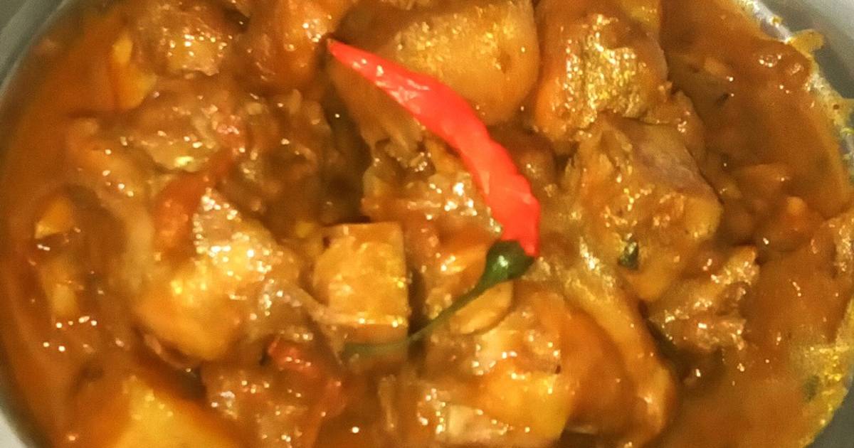Samita Sar দ্বারা এচোঁড় চিকেন (Achore Chicken Recipe In Bengali ...