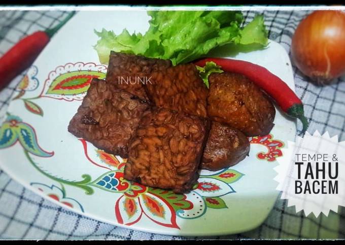 Resep Tempe dan Tahu Bacem oleh Inunk - Cookpad
