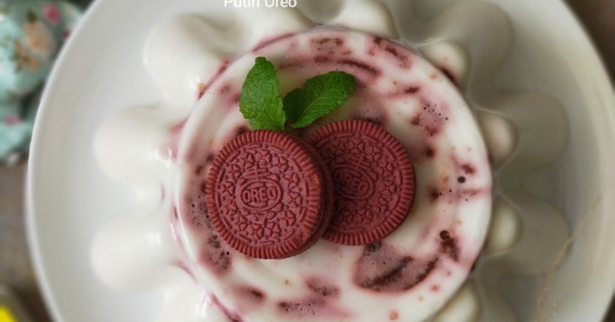 Resep Puding Busa Coklat Putih Oreo oleh Bunda Ei - Cookpad