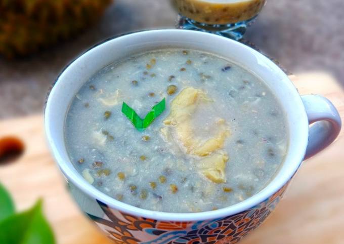 Resep Bubur Kacang Hijau Durian oleh Mena Andriana - Cookpad