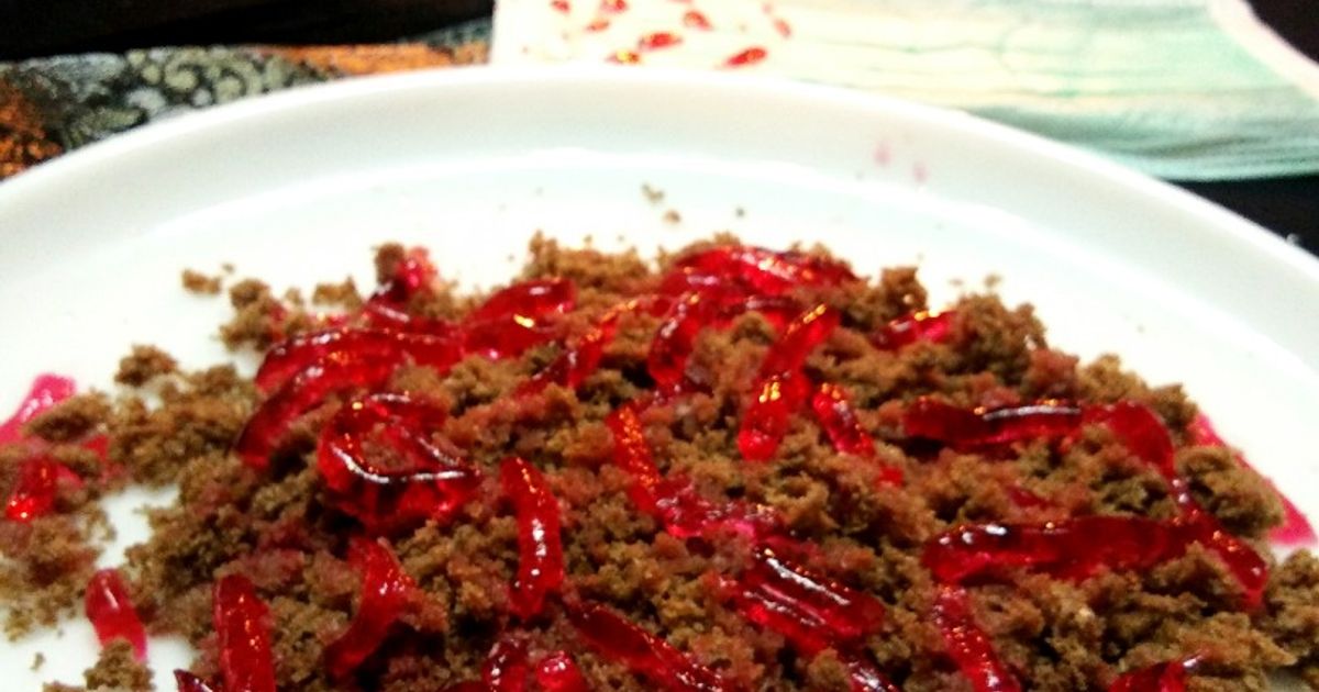 Edible Ring Worms On Soil Recipe by Anjali Sunayna Verma - Cookpad
