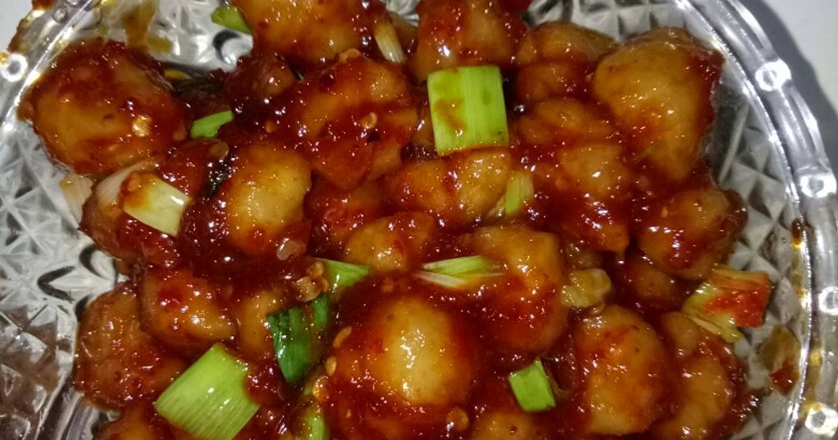 Resep Bakso pentol pedas oleh Vivin Prawesti - Cookpad