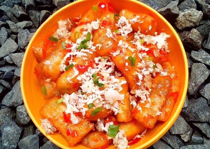 Resep Cigor (cilok goreng) oleh reginna sylvia (Ryu Family🤗😘) - Cookpad