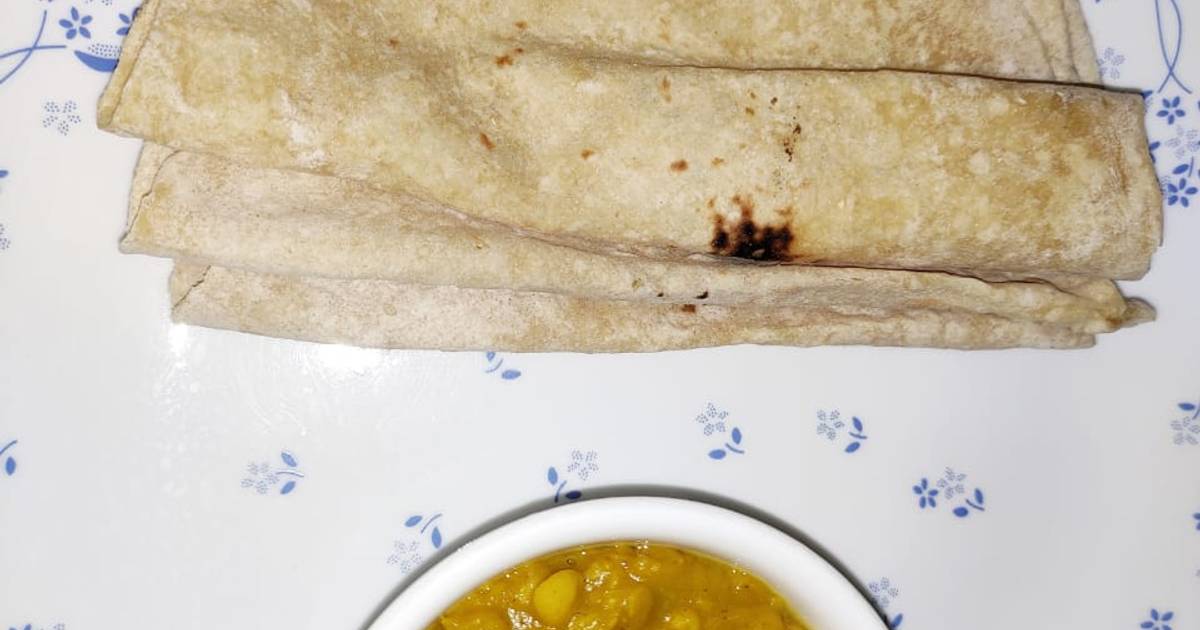 Chana dal & roti Recipe by Sunita Biswas Dhar - Cookpad