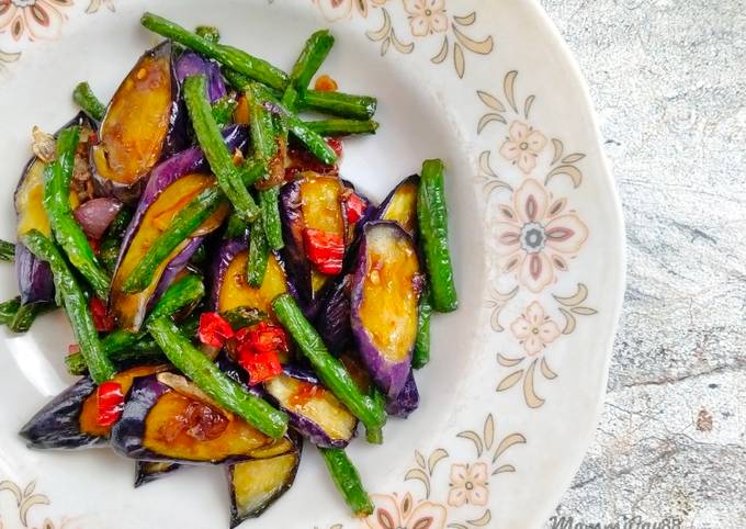 Resep Terong Kacang Panjang Kecap oleh Mita.W#MommyFayzel# - Cookpad