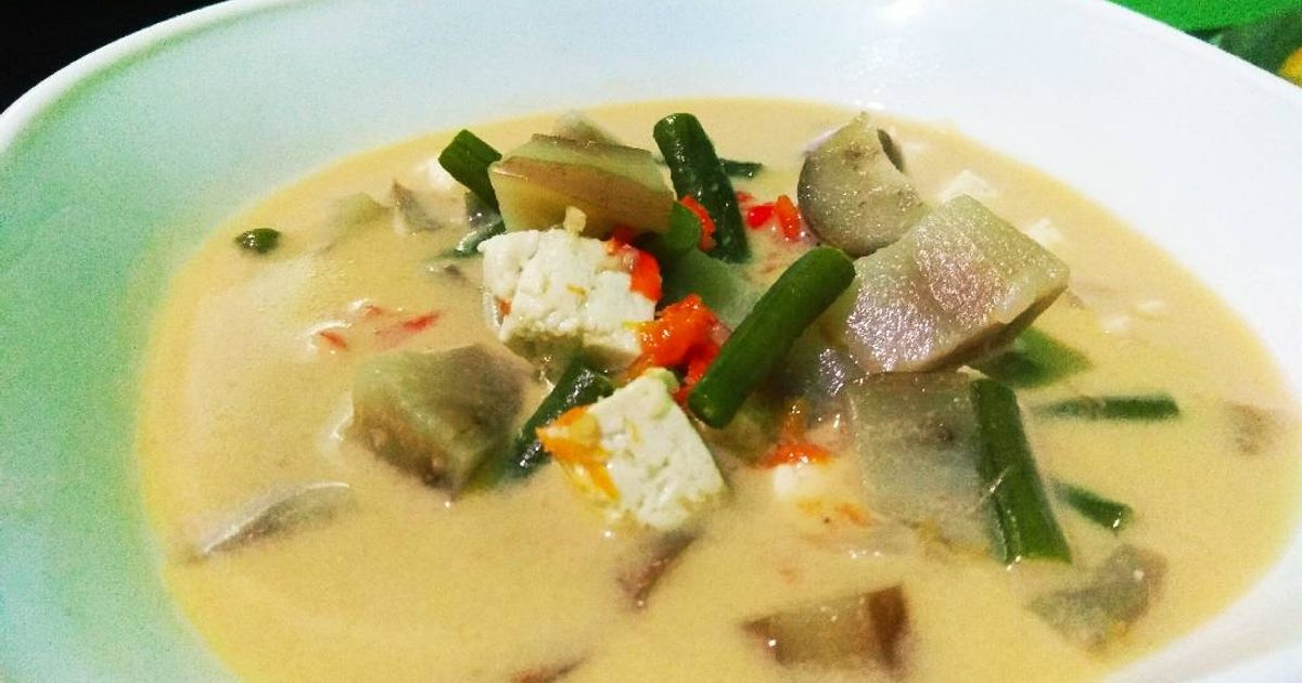 Resep sayur lodeh terong rumahan enak dan mudah - Cookpad