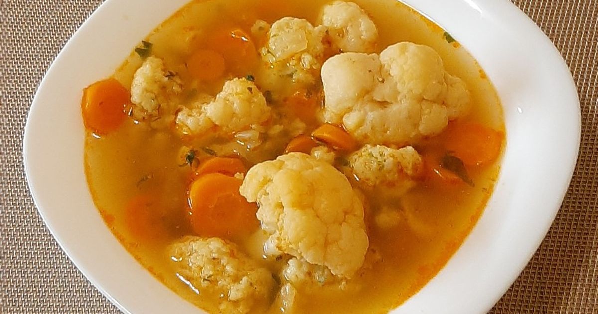 Karfiolleves Grízgaluskával | Habán Béláné receptje - Cookpad receptek