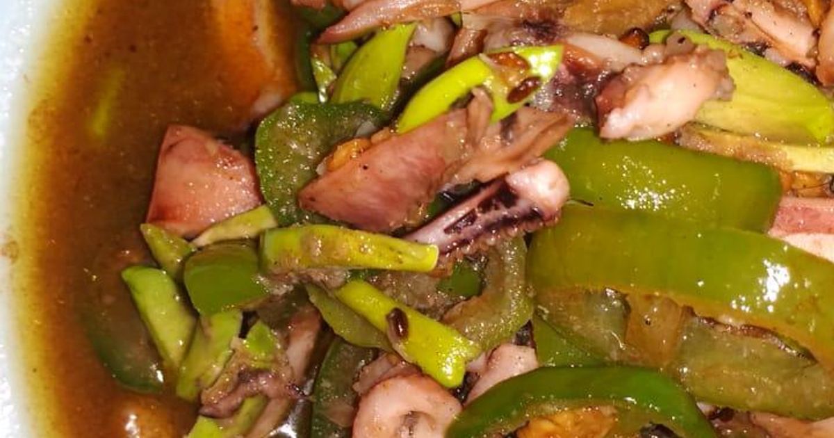 Resep cumi pete cabe gendot rumahan enak dan mudah - Cookpad