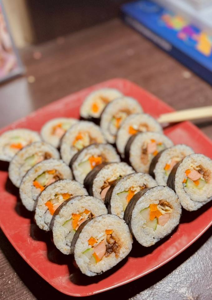 Resep Kimbab / Gimbab super simple oleh Dapur Pengoler - Cookpad