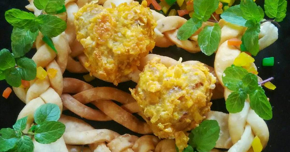Heart cutlet in edible platter Recipe by priyanka sharma - Cookpad