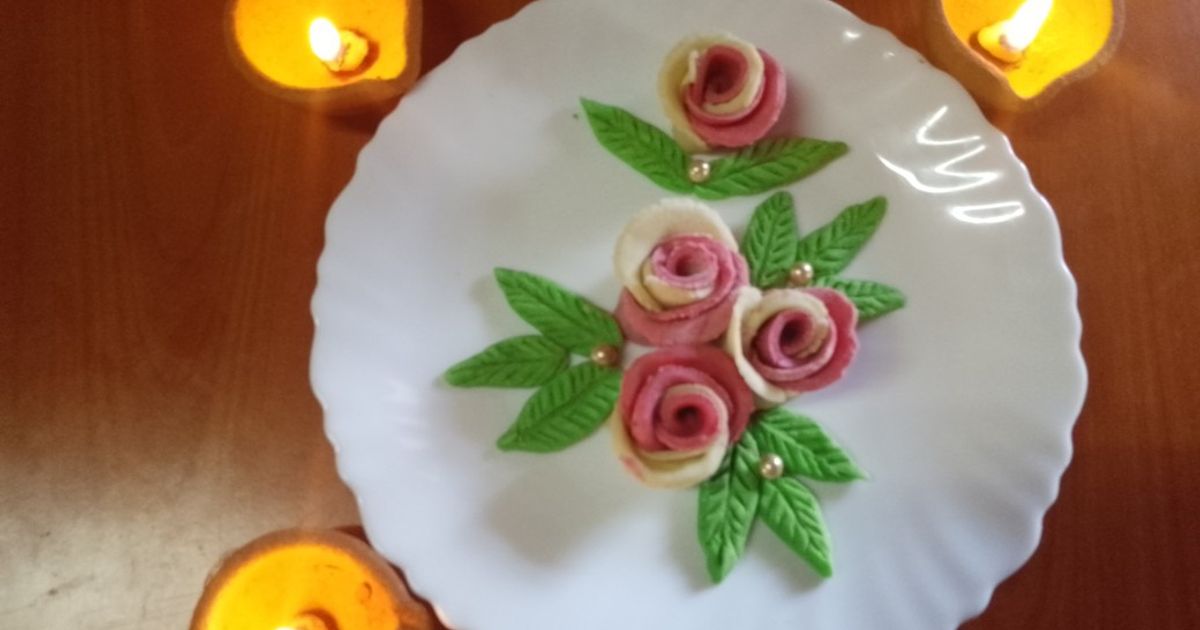 Diwali Rose Flower Mithai (Sweet) 🪔♥️🪔 Recipe by Gurpal kaur Ubhi's ...