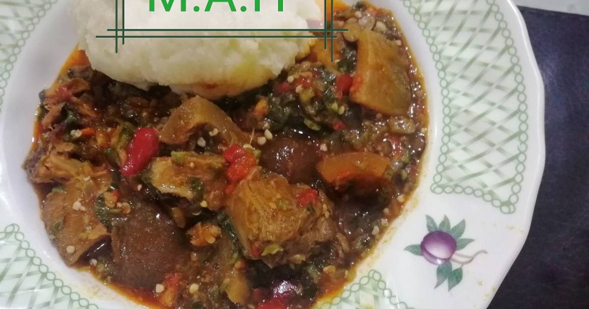 Okro soup Recipe by Maryam Abdulkarim Halliru - Cookpad