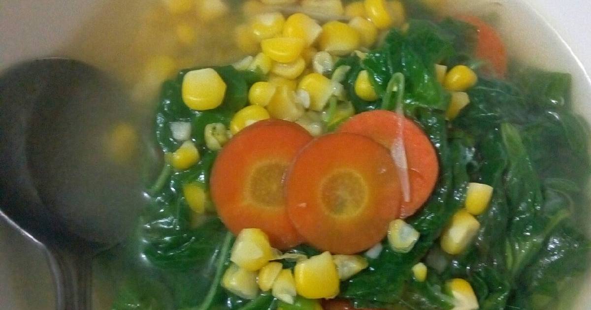 Resep Sup Bayam oleh Rahayu Widya - Cookpad