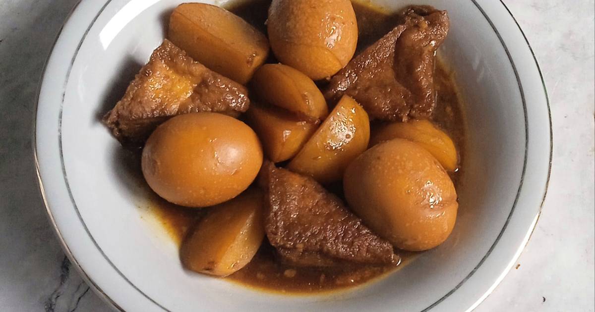 Resep Semur Ketang, Tahu Dan Telur oleh Wati Wartini - Cookpad