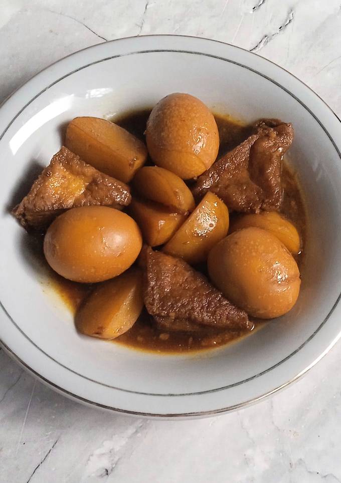 Resep Semur Ketang, Tahu Dan Telur oleh Wati Wartini - Cookpad