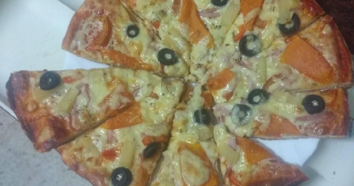 Pizza de piña - 139 recetas caseras- Cookpad