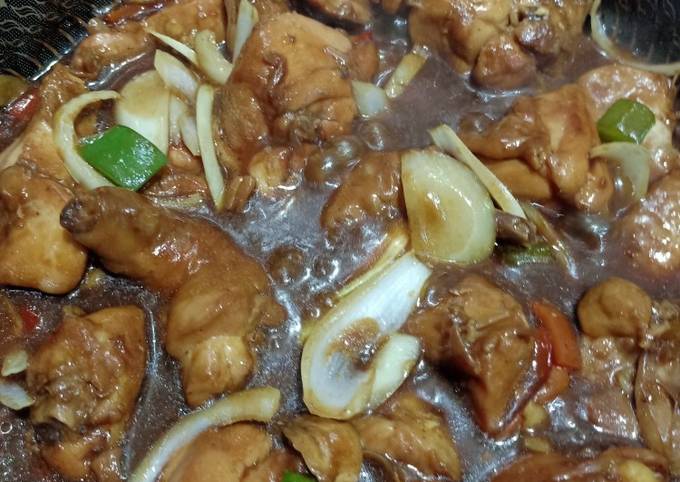 Resipi Ayam Masak Lada Hitam Mudah oleh mamy_kitchen89 - Cookpad